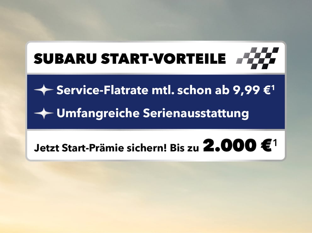 Subaru Betriebsanleitung - SUBARU Deutschland